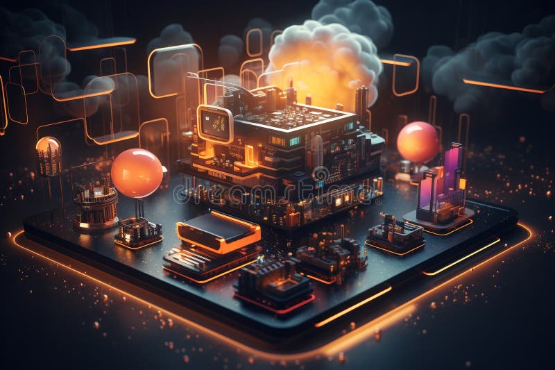 Online, Cloud Storage, Contact, Computing, Tablet, Phone Home Devices ...