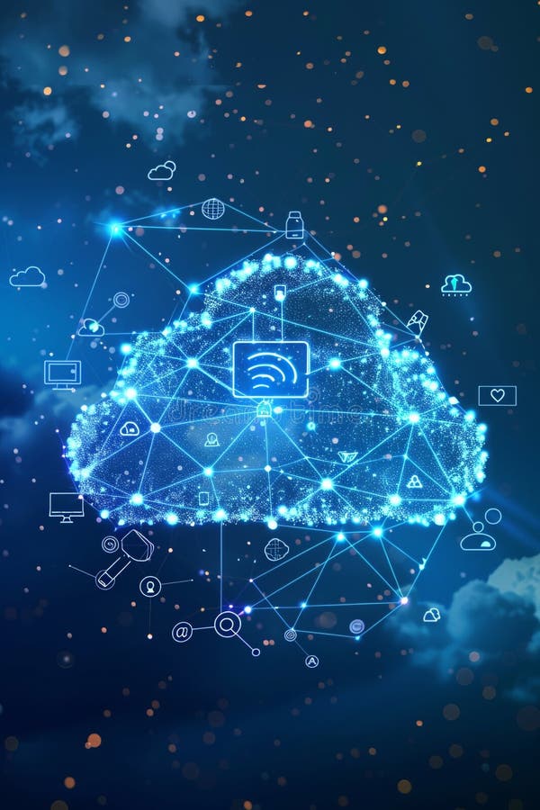 Online, Cloud Storage, Contact, Computing, Tablet, Phone Home Devices ...