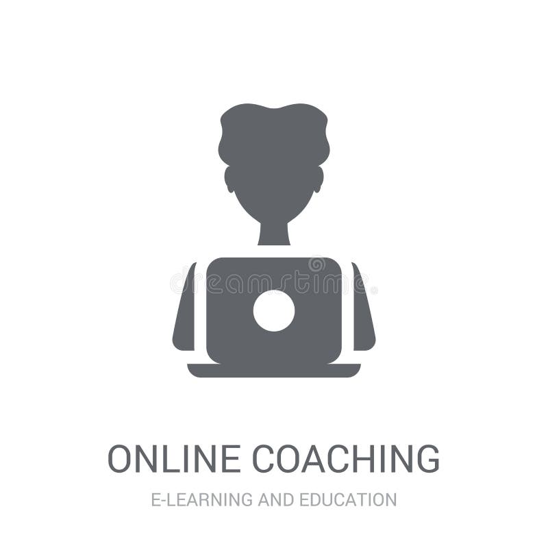 Coaching Icon. Trendy Coaching Logo Concept on White Background Stock ...