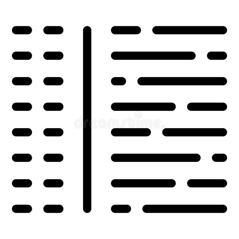 Online Code Icon Outline Vector. Html Website Stock Vector ...