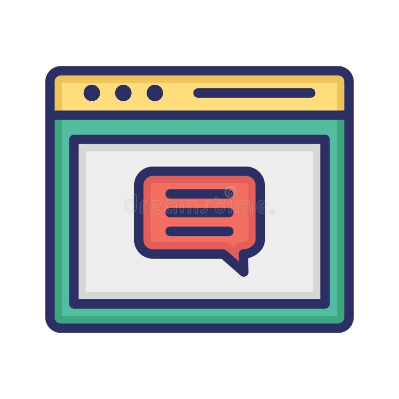 Online Comment, Feedback, Review, Website Fully Editable Vector Icons ...