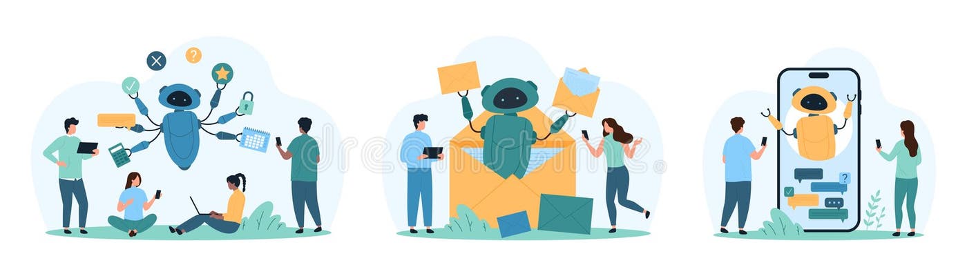 Cartoon Customer Communication Stock Illustrations – 18,244 Cartoon ...