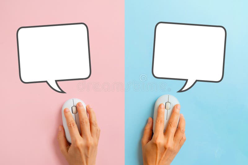 Online, Communication, Customer Feedback, FAQ, Diversity Concept. Hand ...