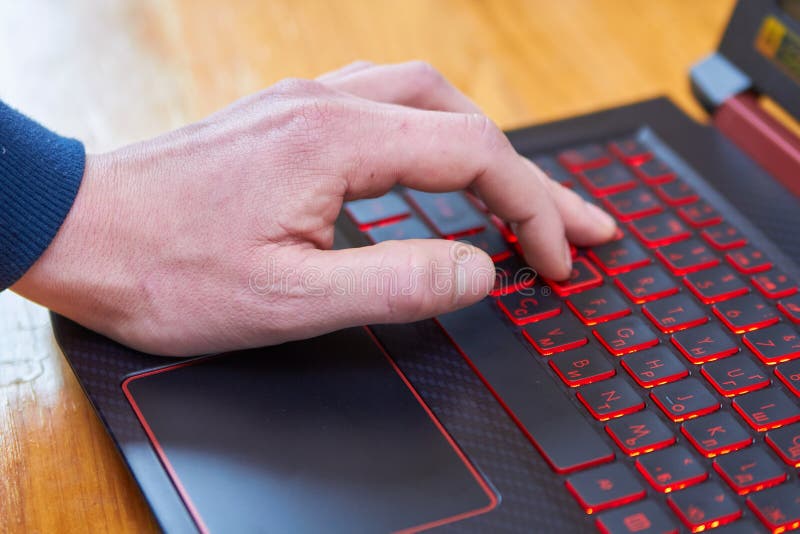 Online Computer Work,remote Work Online on the Computer during ...