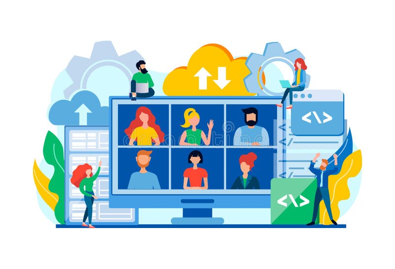 Technology Conferences Stock Illustrations – 1,712 Technology ...