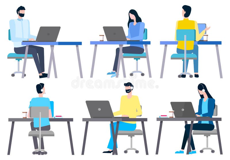 Computer Consultants Stock Illustrations – 139 Computer Consultants ...