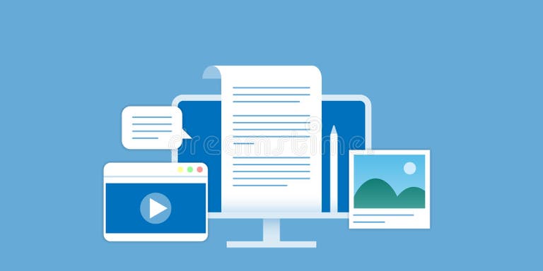 Blue Flat Design Stock Illustrations – 1,317,160 Blue Flat Design Stock ...