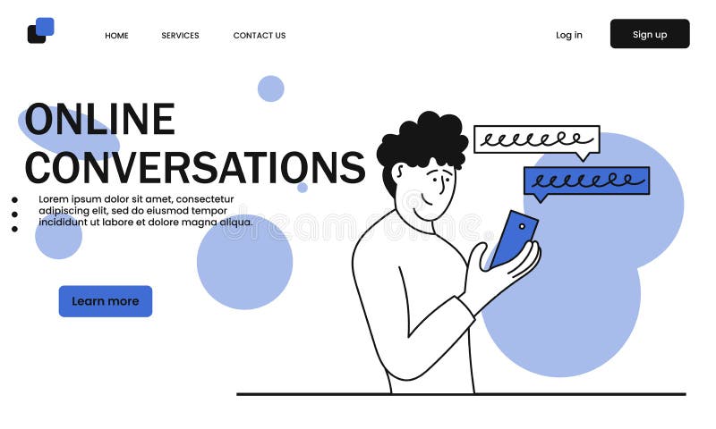 Call Conversations Stock Illustrations – 205 Call Conversations Stock ...