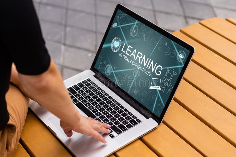 Online Course, E-learning. Online Education Editorial Photography ...