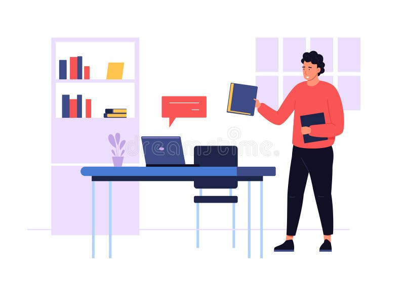 Online Course Education. Young Man Studying Online. Guy Studying with a ...