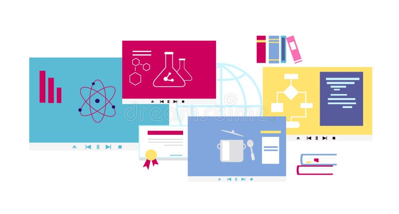 Online Course Information Stock Illustrations – 24,717 Online Course ...