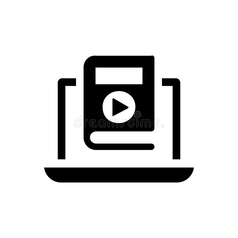 Online course icon stock vector. Illustration of distance - 224183688