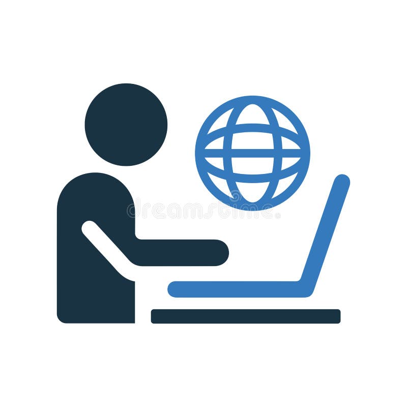 Online, Course, Internet Icon. Simple Editable Vector Graphics Stock ...