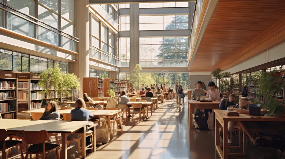 Online course library stock illustration. Illustration of information ...