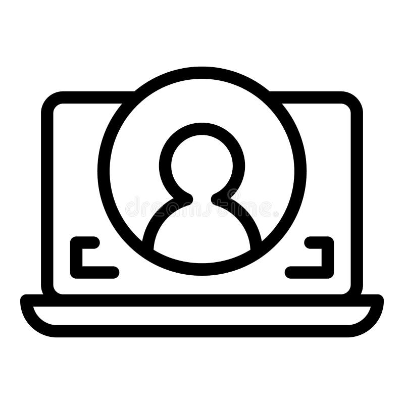 Online Course Speaker Icon Outline Vector. Education Training Stock ...