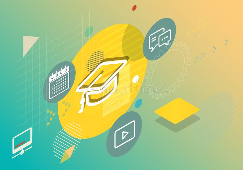 Online Courses Planning Abstract Illustration Stock Vector ...