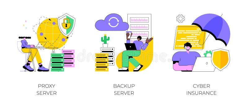 Data Access and User Experience Abstract Concept Vector Illustrations ...