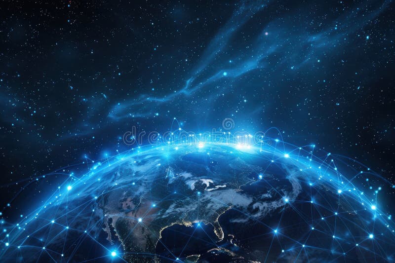 Online Data Exchange through Modern Internet Systems Worldwide Stock ...