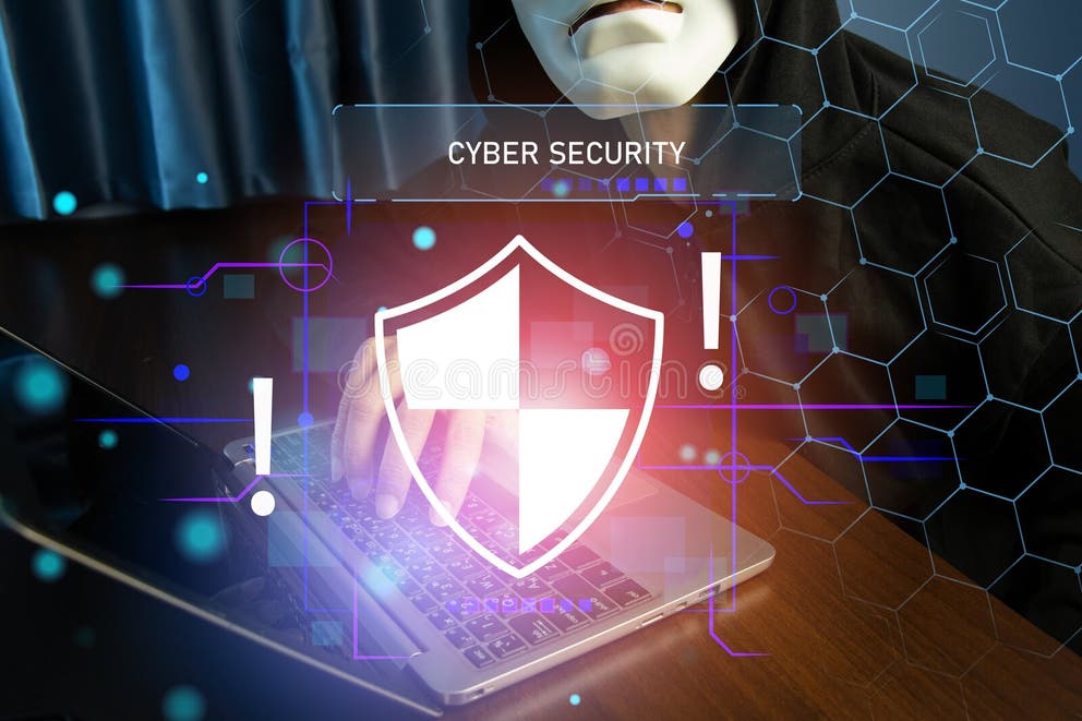 Online Data Protection Concept, Data Hacking Protection Stock Photo ...