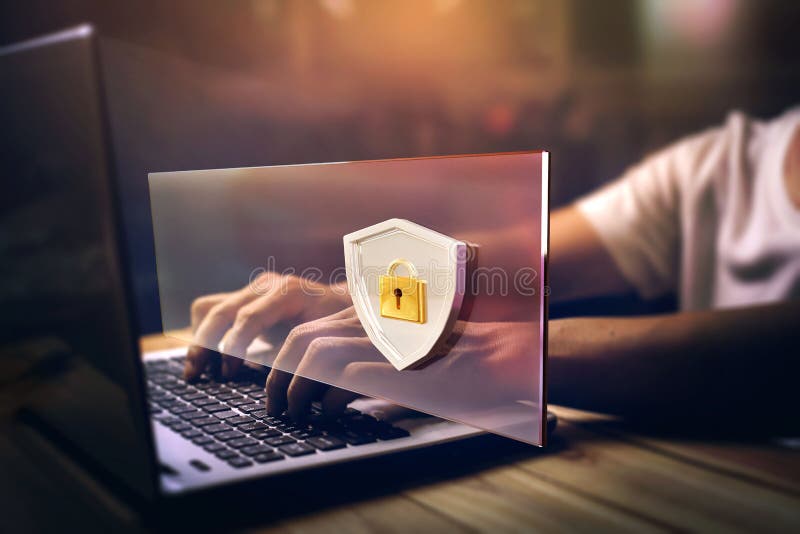 Online Data Protection and Information Security Concept, Cybersecurity ...