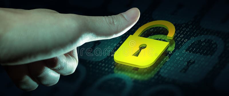 Online Data Security System and Network Cyber Security Technology Stock ...