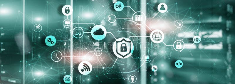 Online Data Security System. Protecting Your Business Data. Stock ...