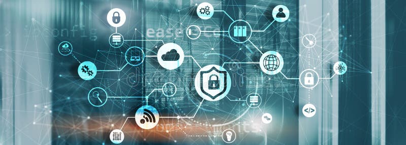 Online Data Security System. Protecting Your Business Data. Stock ...