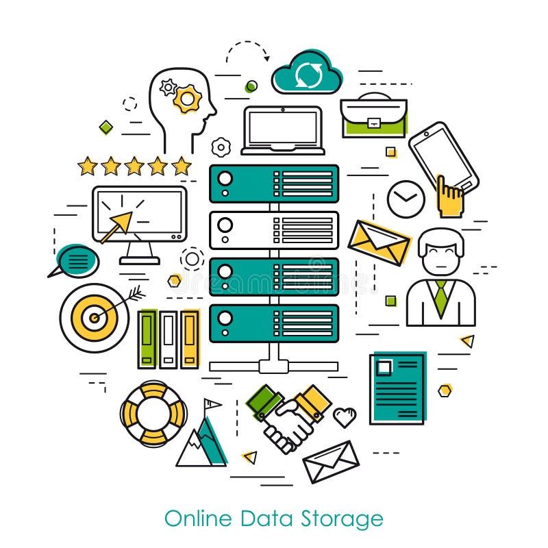 Storage System Operator Pictogram Stock Illustrations – 4 Storage ...