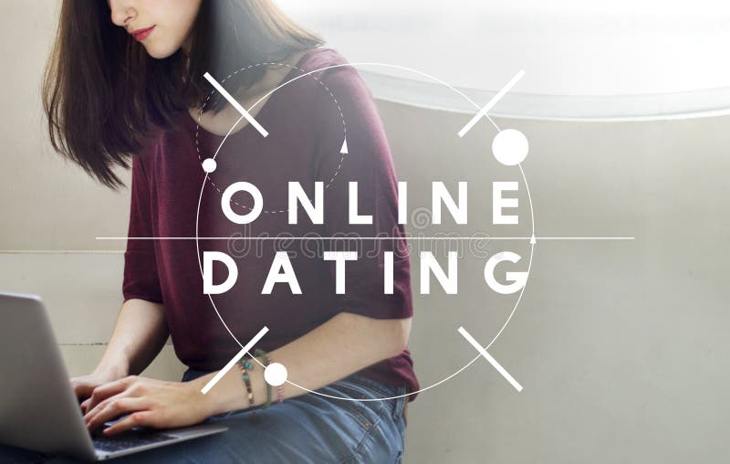 Online Dating Online Matching Relation Online Concept Stock Photo ...