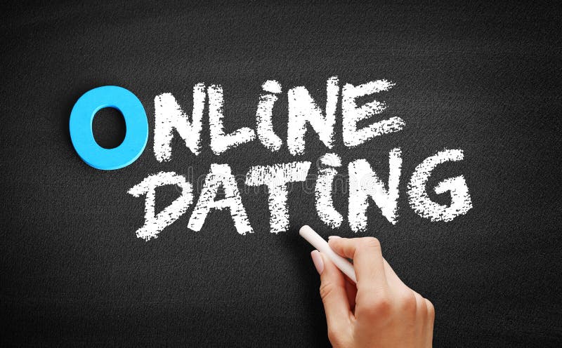 Dating. The Text Is Displayed In The Search Box On The Background Of A ...