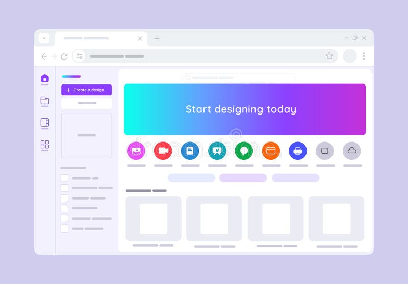 Online Design Graphic Design Template Based Software Image Editor User Interface Design Web ...