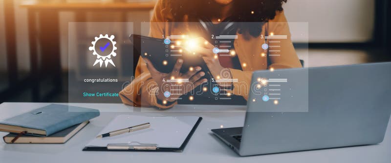 Use Technology To Ask Questions. a Group of Designers Using a Tablet in ...