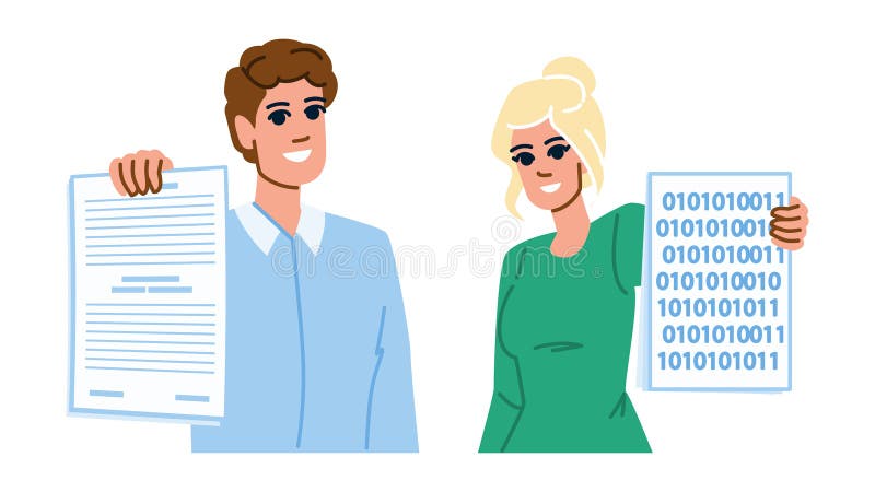 Online Digitalization Business Vector Stock Vector - Illustration of ...