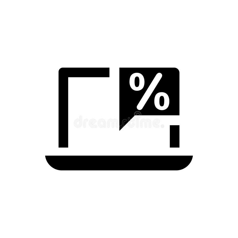 Online discount store icon stock vector. Illustration of symbol - 223996301