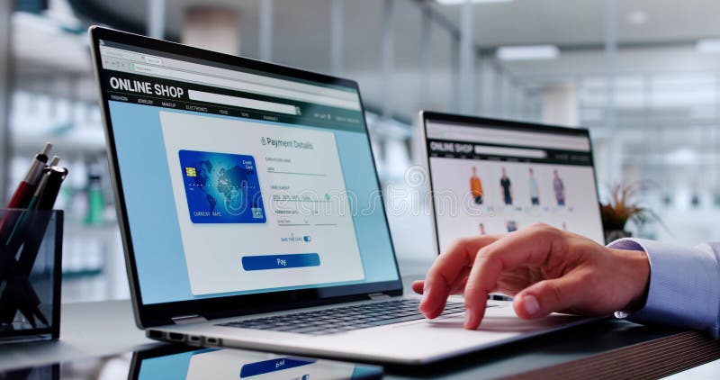 Online Ecommerce Website Store Shopping Stock Photo - Image of ...