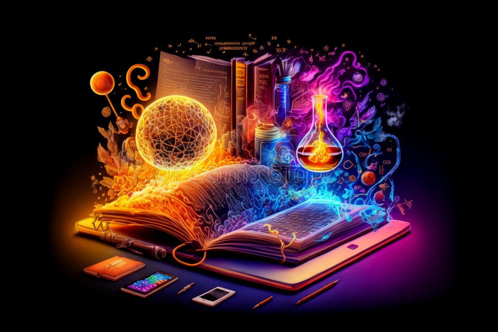 Online Education. Application Education. a Computer with Pages Open ...