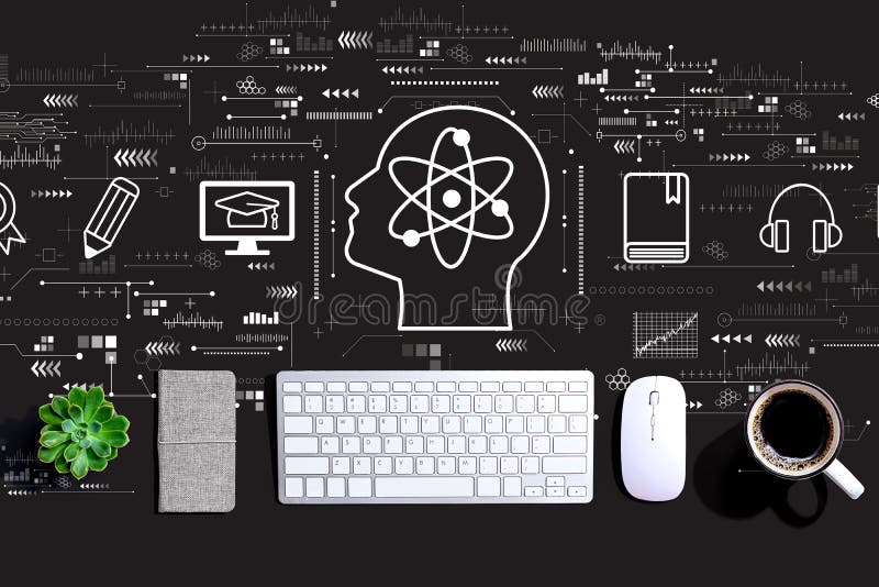 Online Education Concept with a Computer Keyboard Stock Image - Image ...