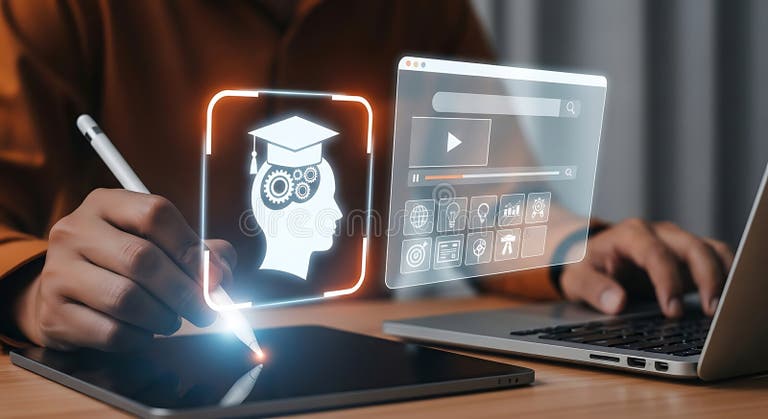 Interactive Digital Learning Platform Stock Illustrations – 3,039 ...