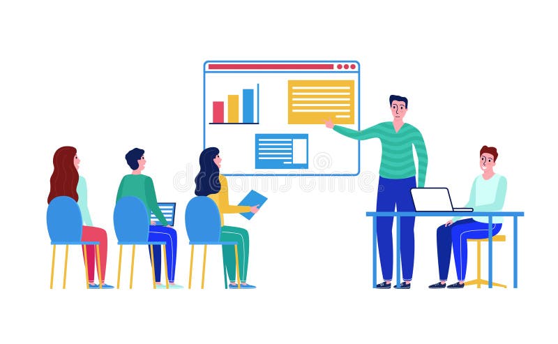 Online Education Concept, E-learning School, University Technology ...