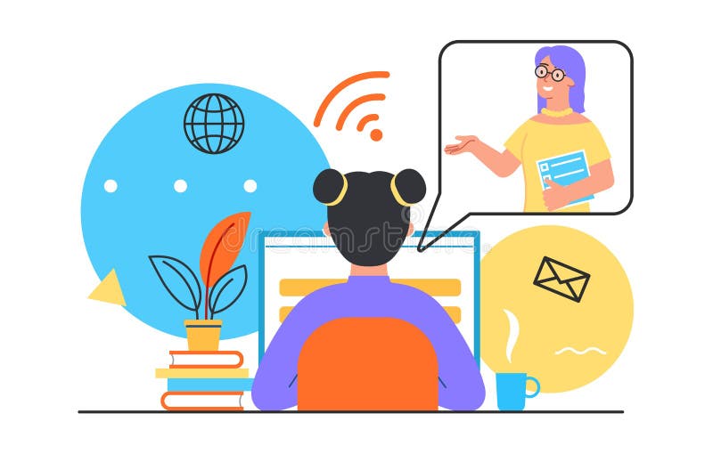 Online Education concept stock vector. Illustration of icon - 227785185