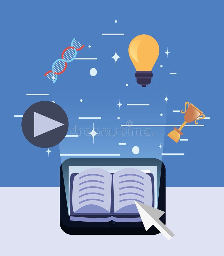 Online education concept stock vector. Illustration of network - 139223051