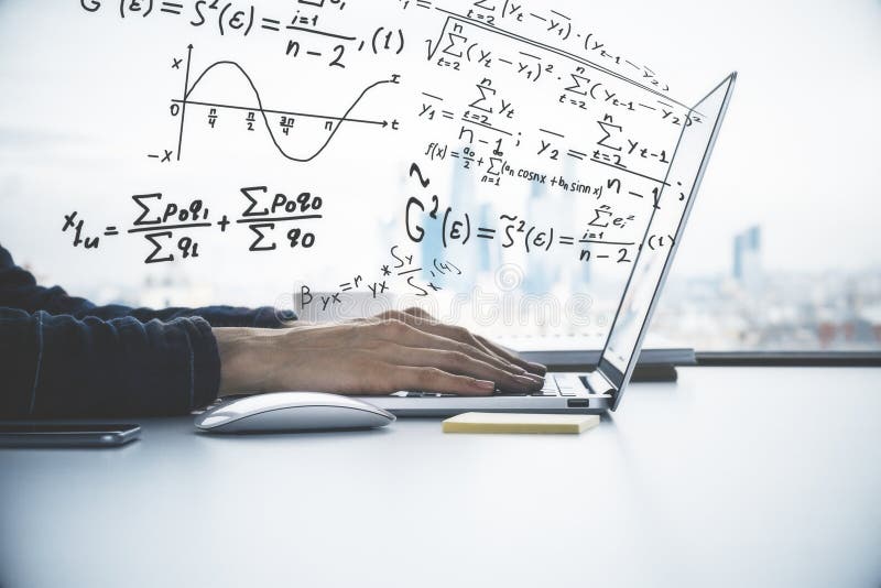Online education concept stock image. Image of formulas - 77909229