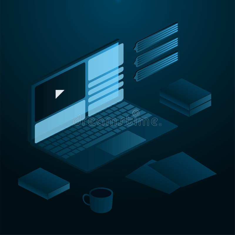 Online Education Concept. Online Training Courses, Specialization ...