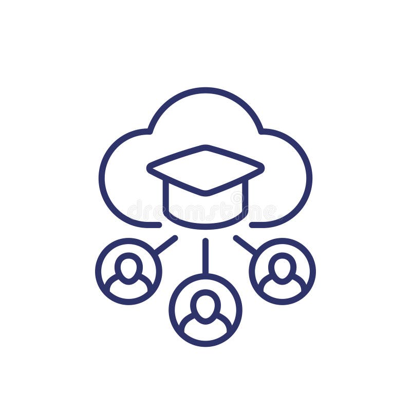 LMS Icon, Learning Management System, Flat Vector Stock Vector ...