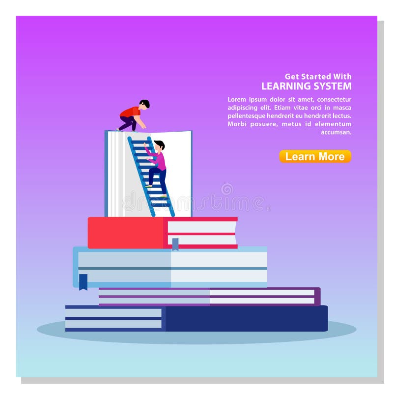 Online Education Flat Design Concept. Online Training Courses ...