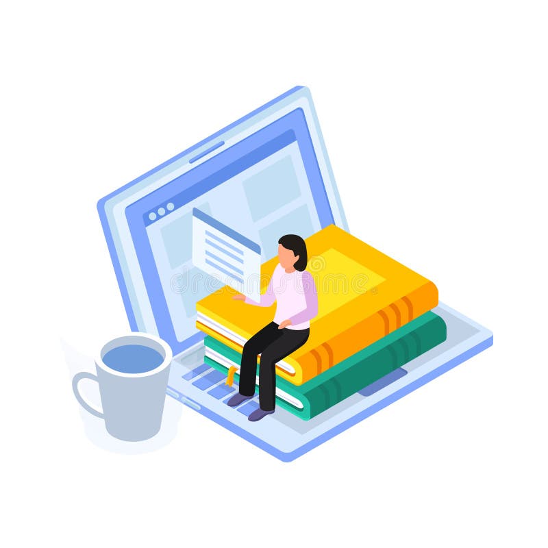 Online Education Icon stock vector. Illustration of modern - 254511088