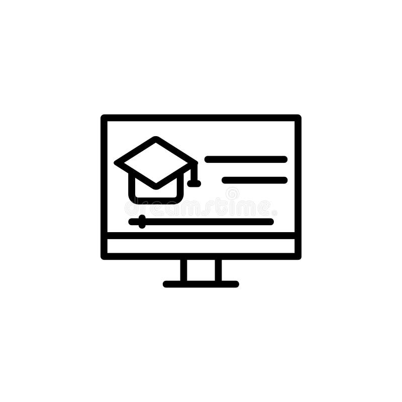 Online Education Icon. Online Learning Icon. Perfect for Application ...