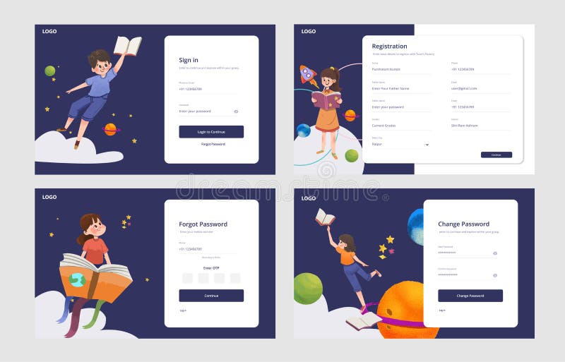 Login Kids Stock Illustrations – 57 Login Kids Stock Illustrations ...