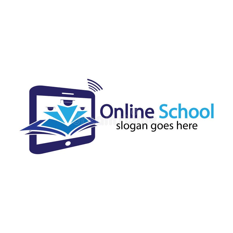 Online Education Logo Design Template. Online Course Logo Design Stock ...