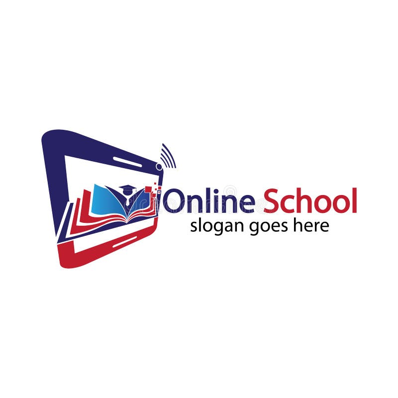 Online Education Logo Design Template. Online Course Logo Design Stock ...